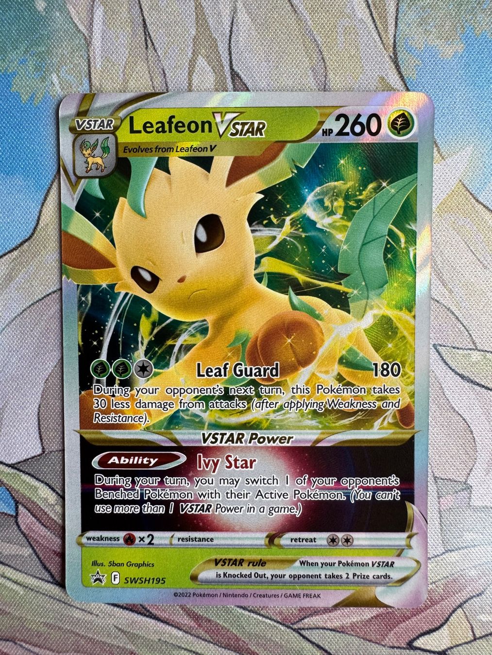 Pokémon TCG – Leafeon VStar (SWSH195) Promo (Neu (gemäss Beschreibung ...