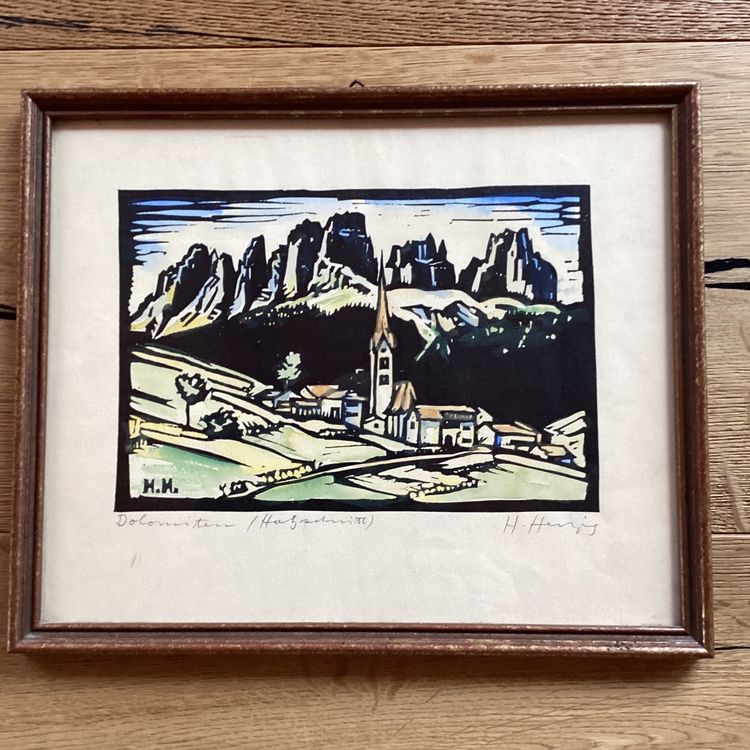 Holzschnitt von Heinrich Herzig (1887-1964) (Gebraucht) in Tuggen für CHF 10 – mit Lieferung auf ...