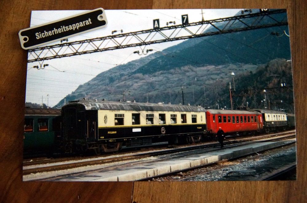 CIWL Pullmann No. 4149 und 4158, SBB WR - Brig, 1977 (Gebraucht) in für ...