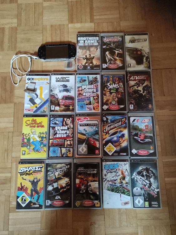 Sony PSP mit 17 Spiele und GPS Modul (Defekt) in Weinfelden für CHF 82 – mit Lieferung auf ...