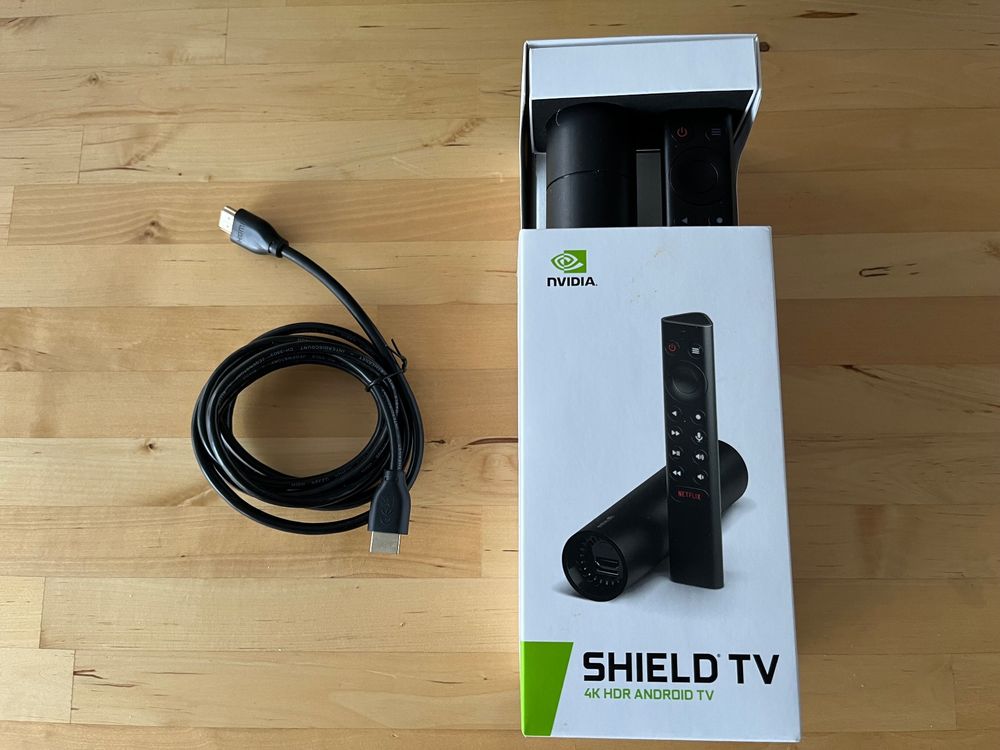 NVIDIA Shield TV (2019) (nicht Pro) inkl. OVP und HDMI-Kabel (Gebraucht ...