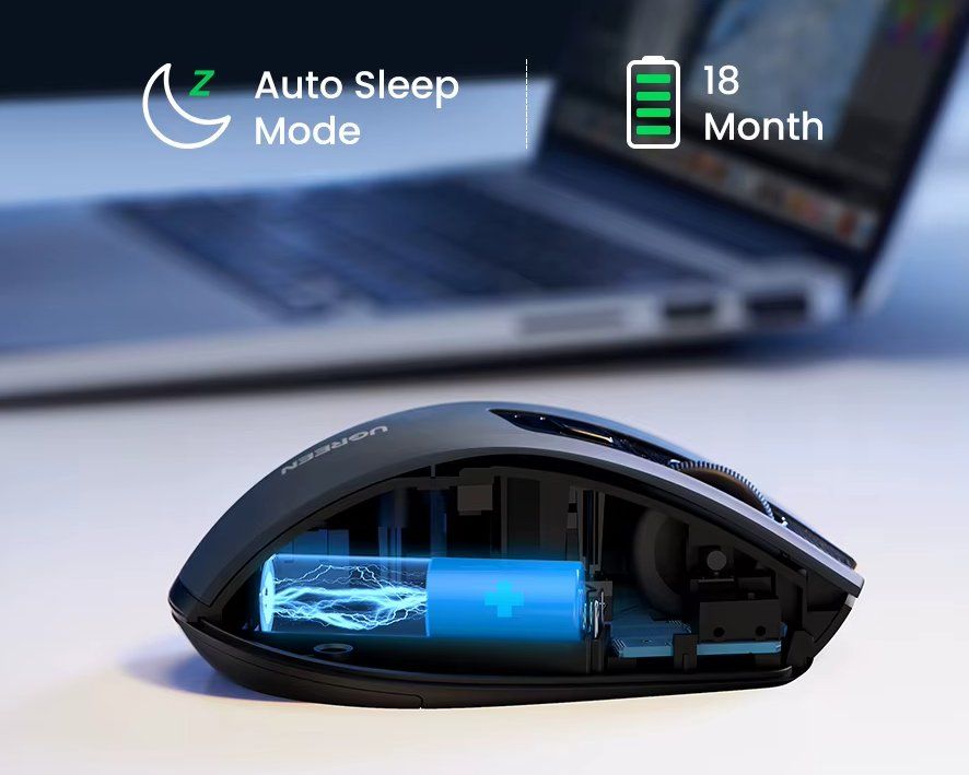 UGREEN Bluetooth & 2,4G Dual-Mode Wireless Maus Mouse (Neu und ...