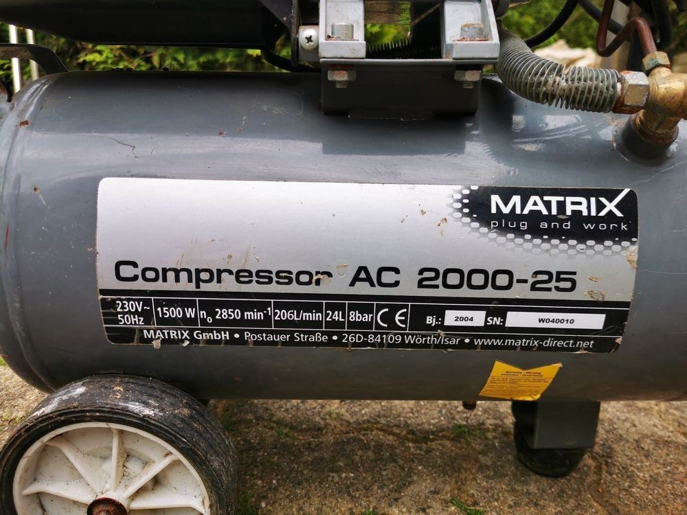 Kompressor AC 2000- 25 MATRIX (Gebraucht) in Kaisten für CHF 45 – nur ...