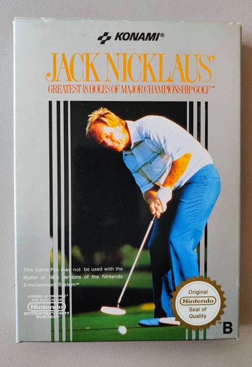 Jack Nicklaus Golf Nintendo NES Konami OVP NEUWERTIG | Kaufen auf Ricardo