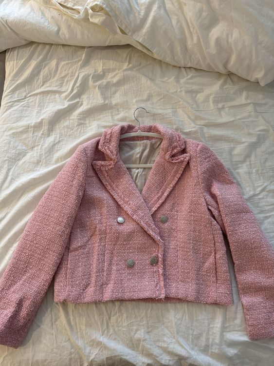 Pink Tweed Blazer, perfect for spring! | Kaufen auf Ricardo