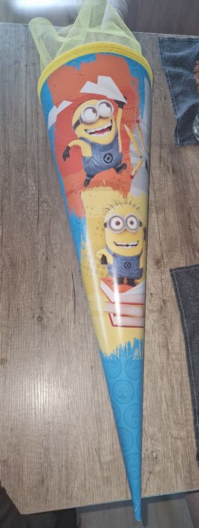 Minions Schultüte Zuckertüte Schuleingang Einschulung (Neuf (Voir ...