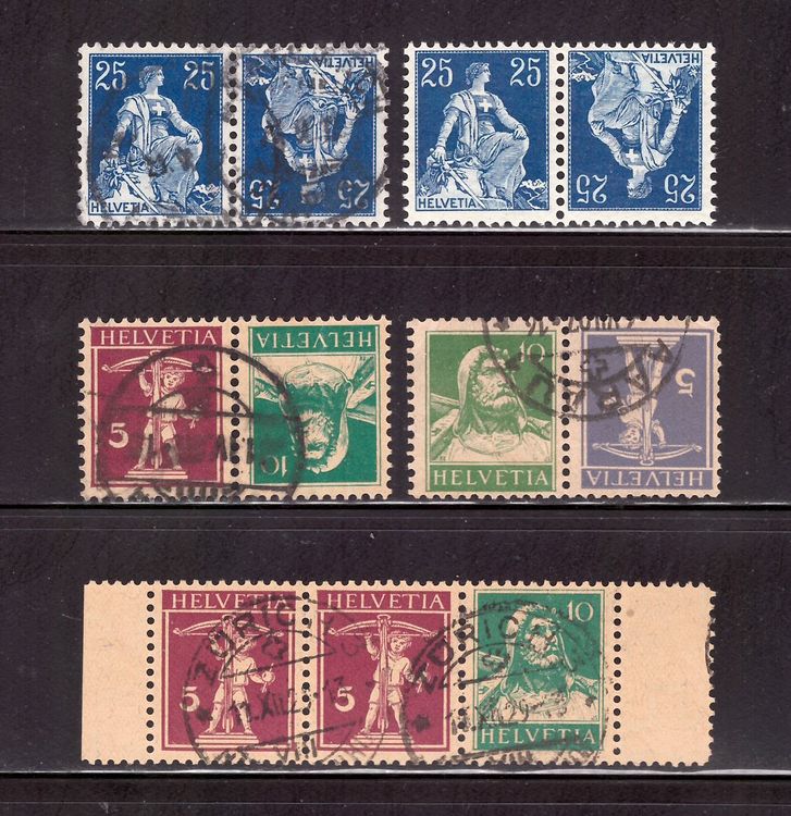 Kehrdrucke ab K1 (gebr. & postfrisch) (Gebraucht) in Laufenburg für CHF 14.8 – mit Lieferung auf ...