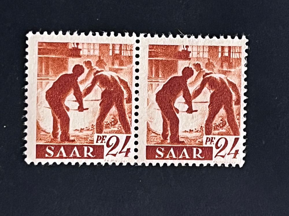 SAAR Briefmarke ab 0.50 CHF / Francobollo della regione dell (Gebraucht) in Chiasso für CHF 0.5 ...