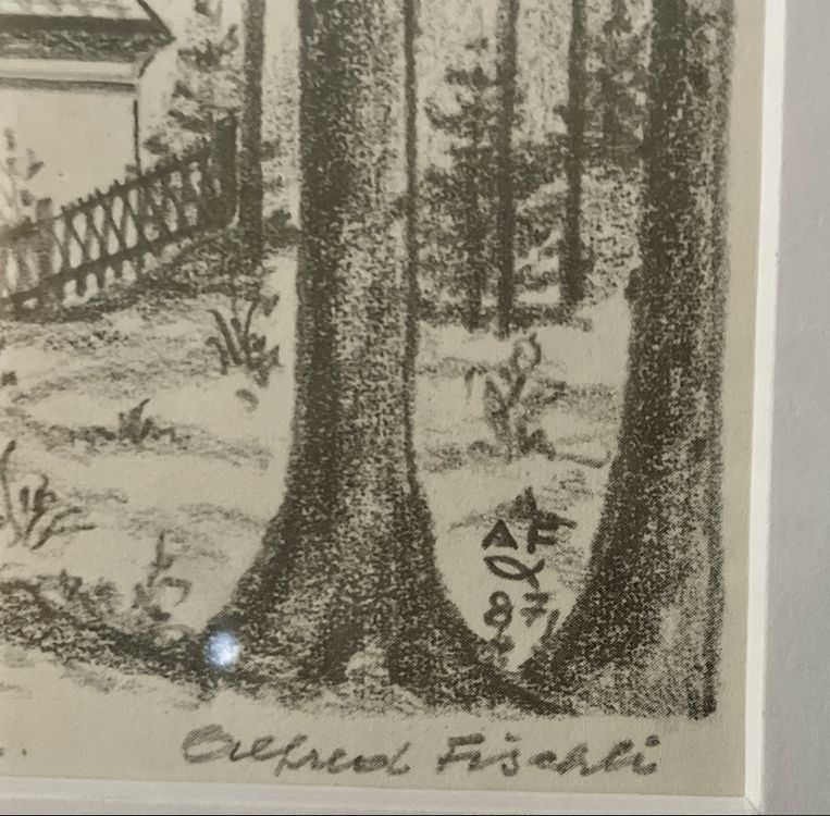 Alfred Fischli Zeichnung, Maria Hilf Eggerstanden (Gebraucht) in ...