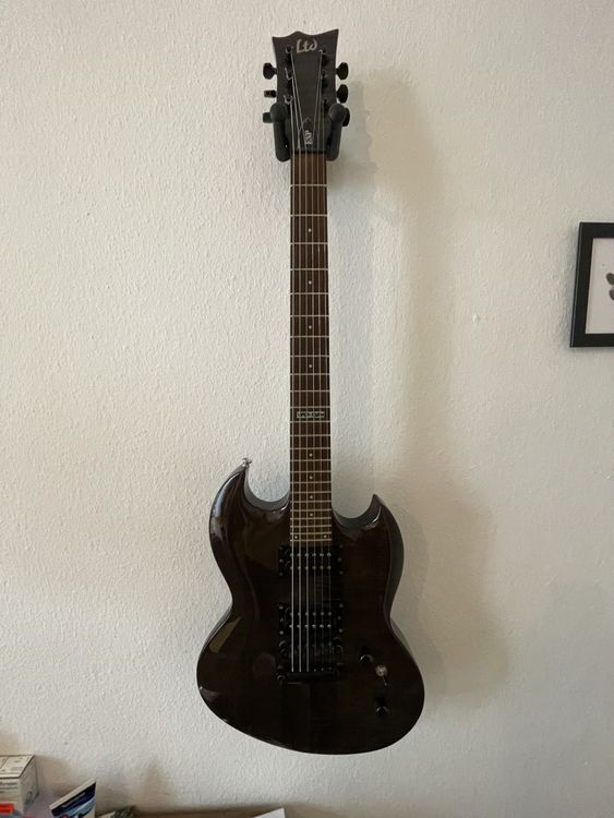 ESP LTD VIPER-100FM STBLK (See Thru Black) E-Gitarre (Gebraucht) in ...