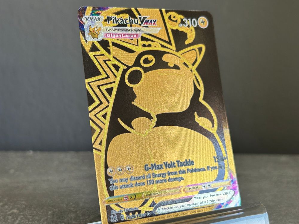 Pikachu VMAX - GOLD - FULL ART - Lost Origin - EN (Neu (gemäss ...