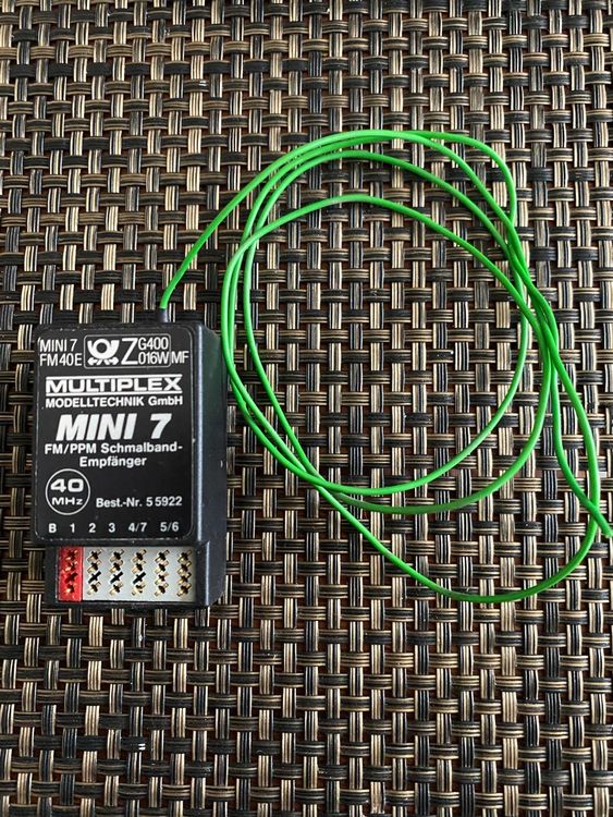 Multiplex Mini 7 / 40MHz Empfänger (Gebraucht) in Hergiswil NW für CHF ...