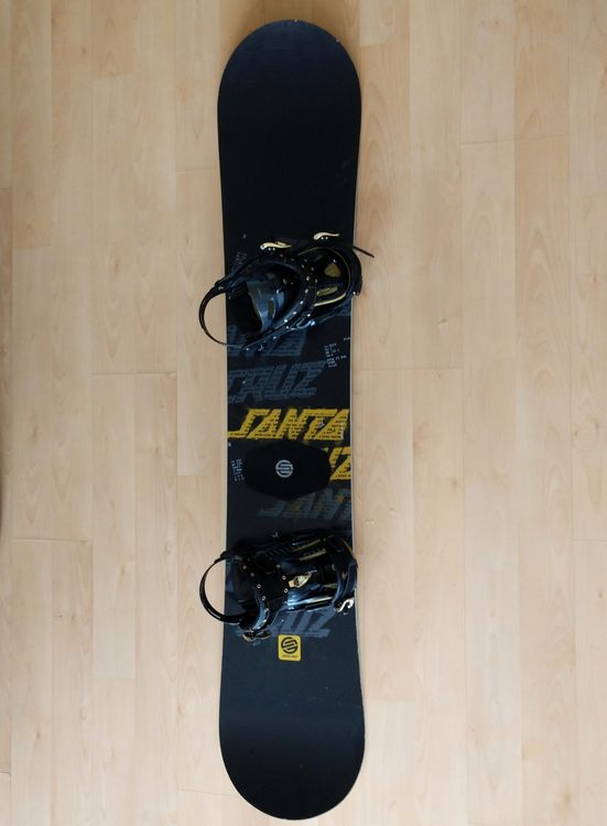 Santa Cruz Snowboard 156cm Schwarz Gold Raiden Nitro Bindung | Kaufen ...