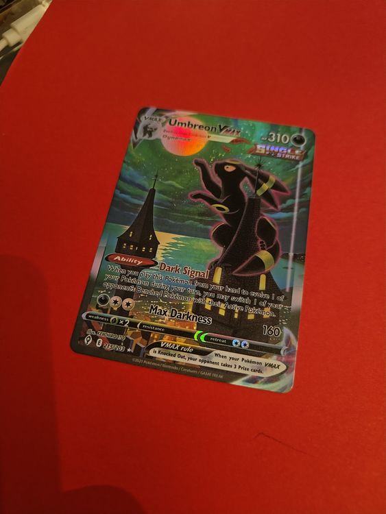 Pokémon Umbreon VMAX 215/203 – Alternate Art „Moonbreon“ (Gebraucht) in ...