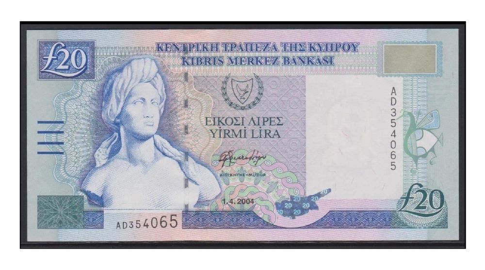 Cyprus 20 Pounds 01.04.2004 ungefalten | Kaufen auf Ricardo