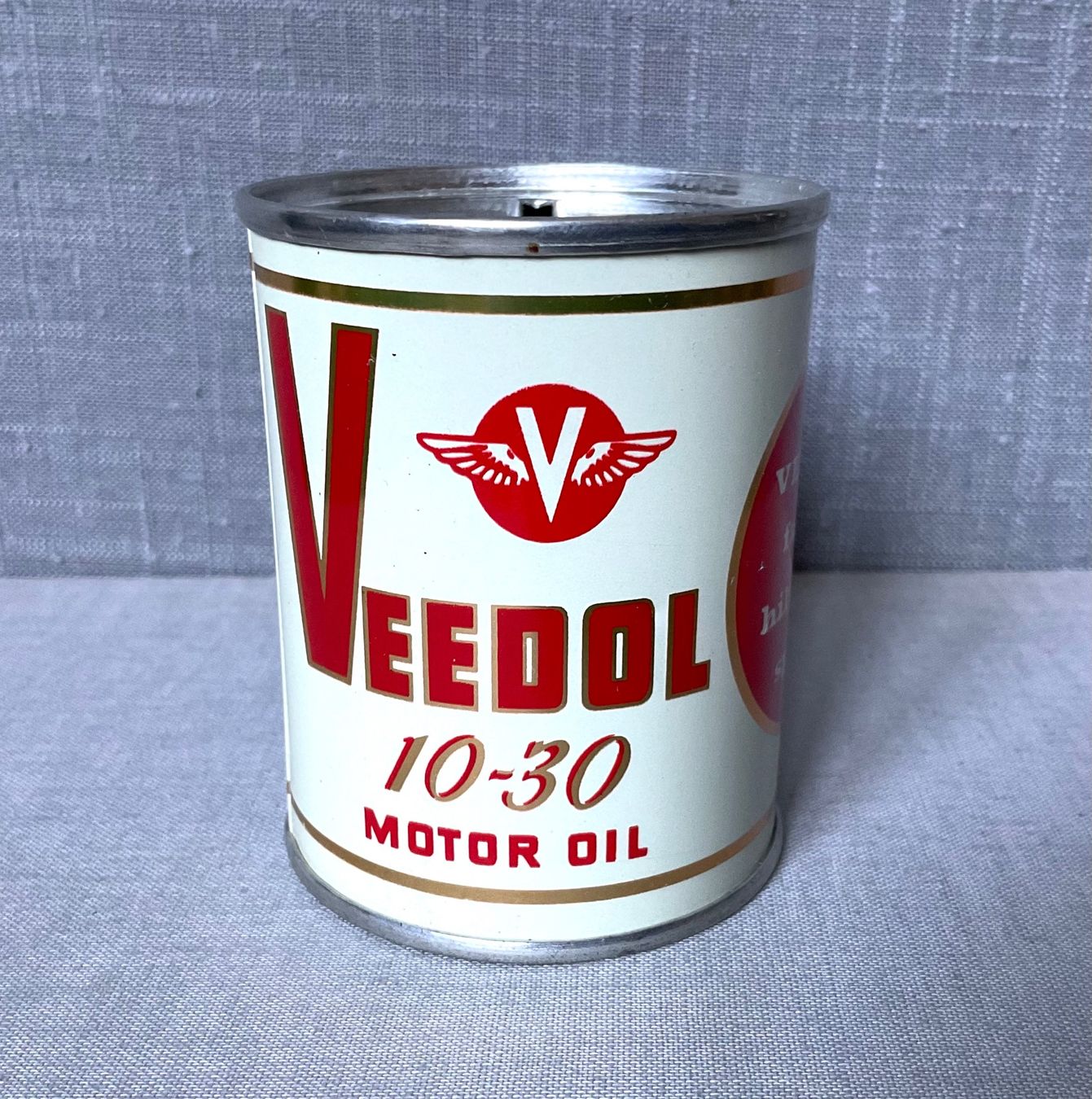 🔴 VEEDOL 10–30 Motor Oil – Öldose – Pin Up Spardose 1960 🔴 (D'occasion ...