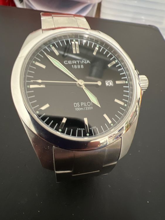 Certina DS Pilot 43 mm Quarz (Gebraucht) in Pfeffingen für CHF 101 – mit Lieferung auf Ricardo ...