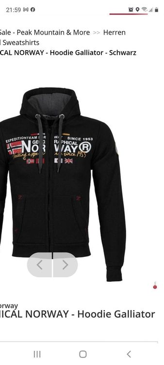 GEOGRAPHICAL NORWAY - Hoodie Gr.M (Neu und originalverpackt) in Oberaach für CHF 30 – mit ...