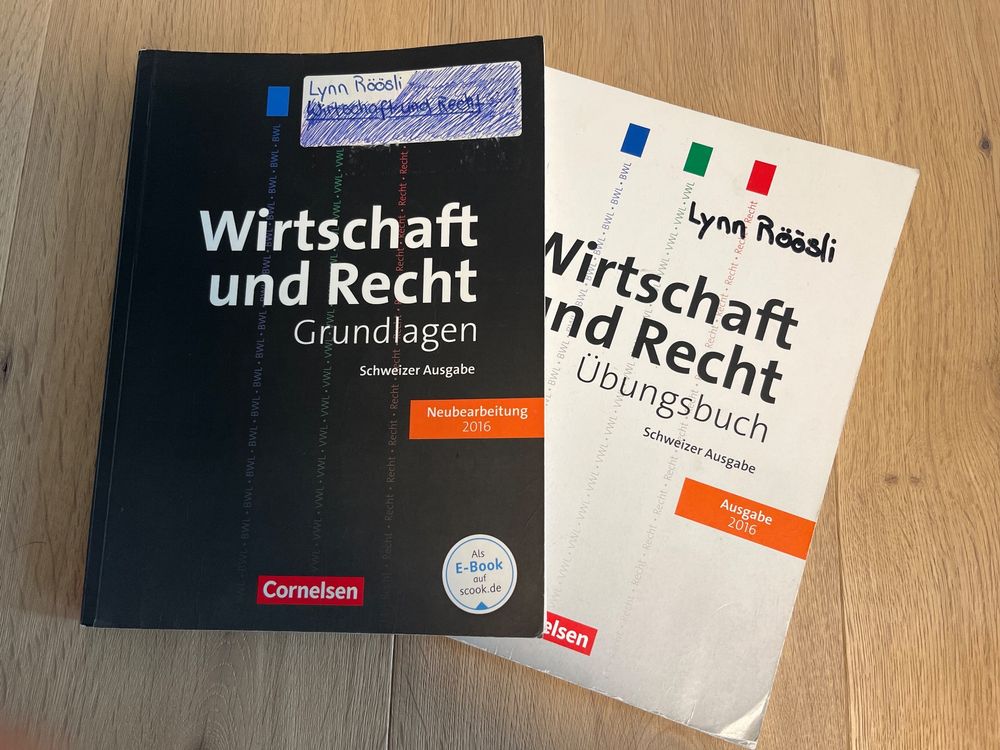 Wirtschaft und Recht Grundlagen mit Übungsbuch | Kaufen auf Ricardo