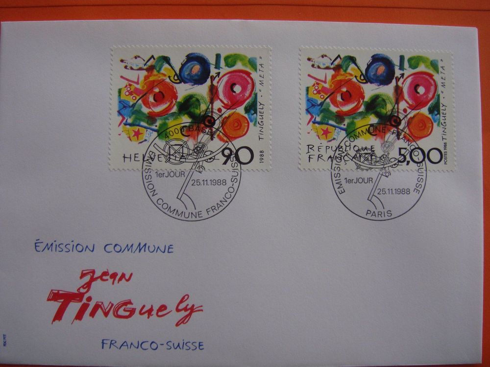 Tinguely 1988, FDC | Kaufen auf Ricardo