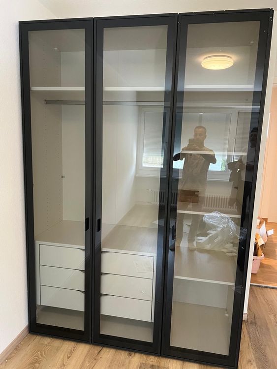 Livique Kleiderschrank mit Glastüren spezialanfertigung Neu! (Neu ...