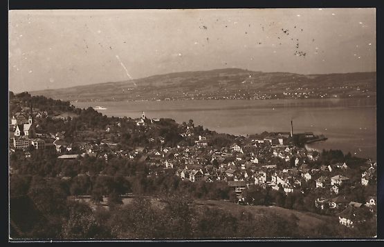 Richterswil, Panorama vom Berg aus geseh (Gebraucht) in Berlin für CHF ...