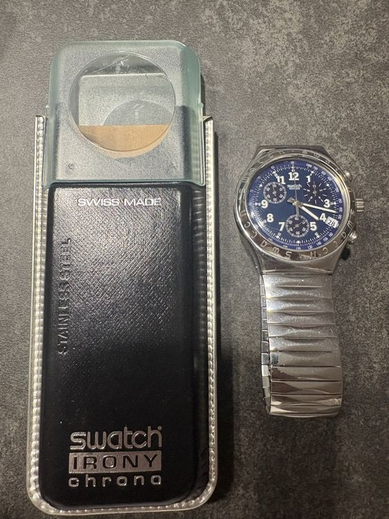 SWATCH Irony Chrono YCS401G Secret Agent Uhr ab Fr. 1.- (Gebraucht) in ...