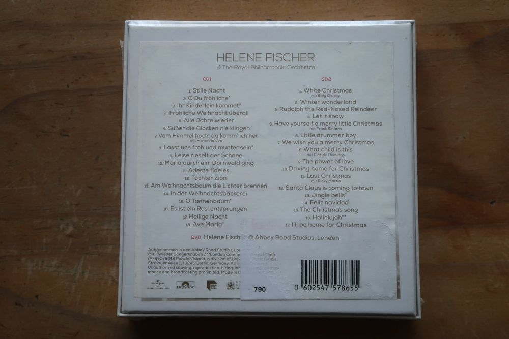 HELENE FISCHER - WEIHNACHTEN - NEUE OVP 2x CD + DVD (Neu und ...