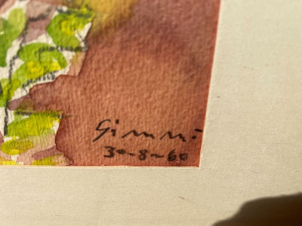 Wilhelm GIMMI (1886-1965) Aquarelle | Kaufen auf Ricardo