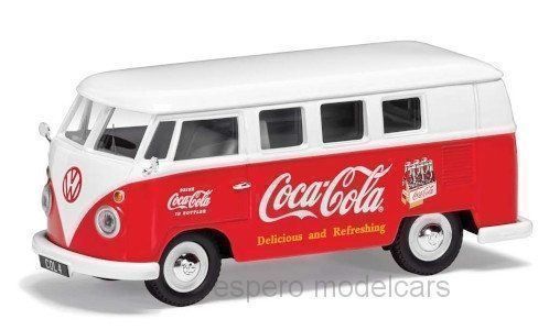VW T1c Bus 1963-1967 "Coca Cola rot / weiss" 1:43 von Corgi (Neu und ...