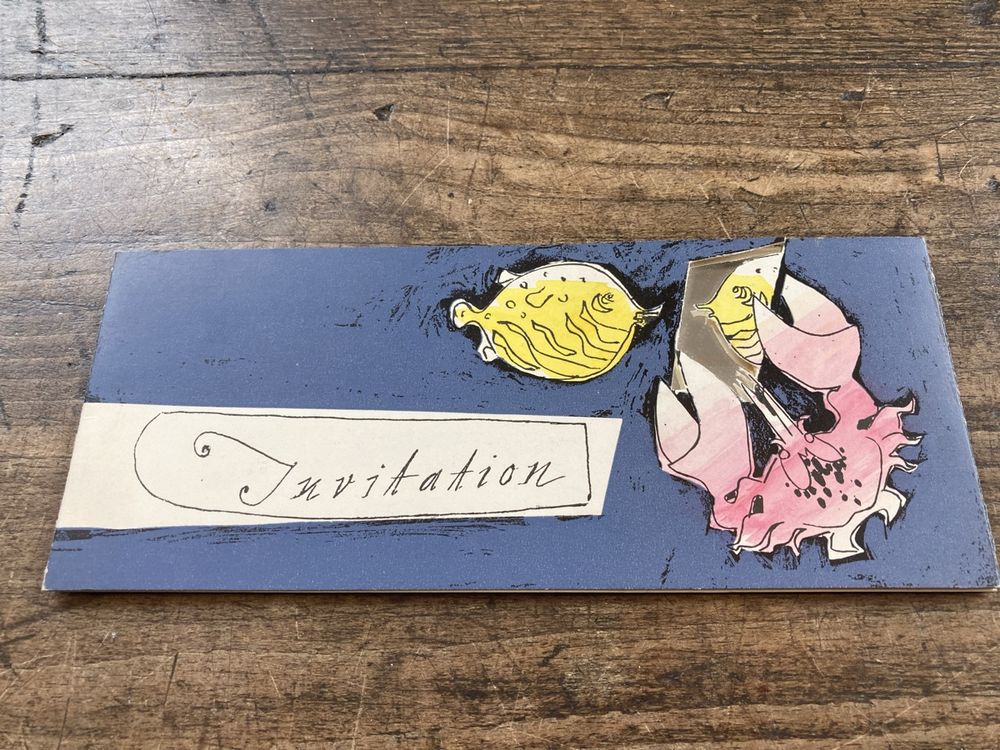 Mövenpick Einladungskarte 1950 von Ueli Prager | Kaufen auf Ricardo