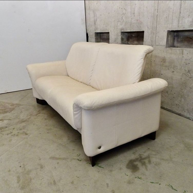 Stressless 2er Sofa Leder weiss 2-Sitzer Loungesessel | Kaufen auf Ricardo