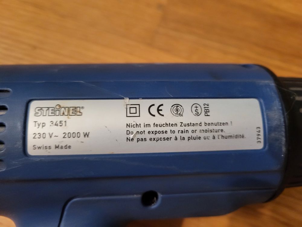 Steinel Heissluftgebläse 2000 Watt | Kaufen auf Ricardo