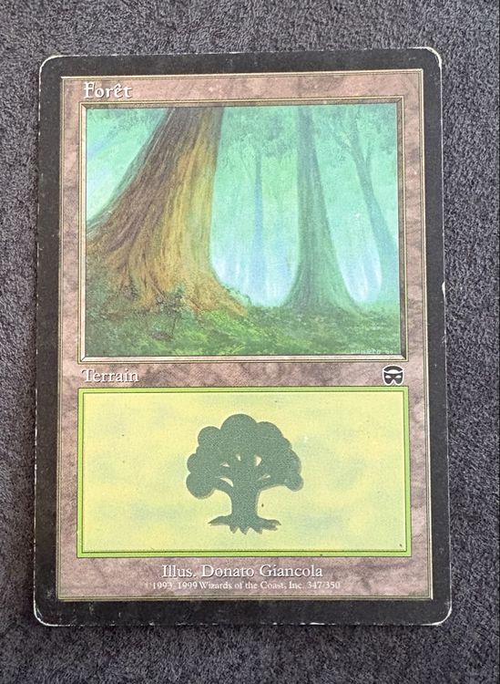 Carte Magic : Forêt - Terrain de base Edition Limitée Beta! (Gebraucht ...
