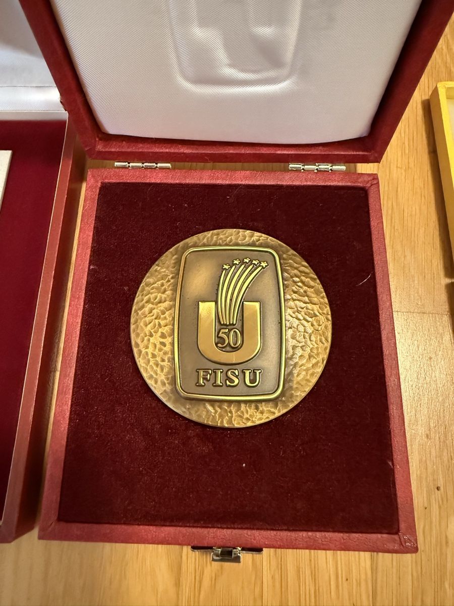 Médailles de collection FISU et Thun en coffret d'origine (D'occasion ...