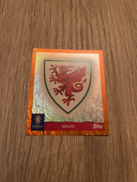 Topps Euro 2024 wal 1 orange sehr selten très rare (Neu (gemäss ...