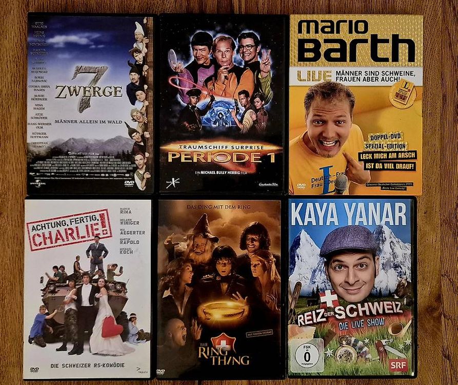 Comedy DVD Set - Schweizer und Deutsche Klassiker (Gebraucht) in Au SG ...