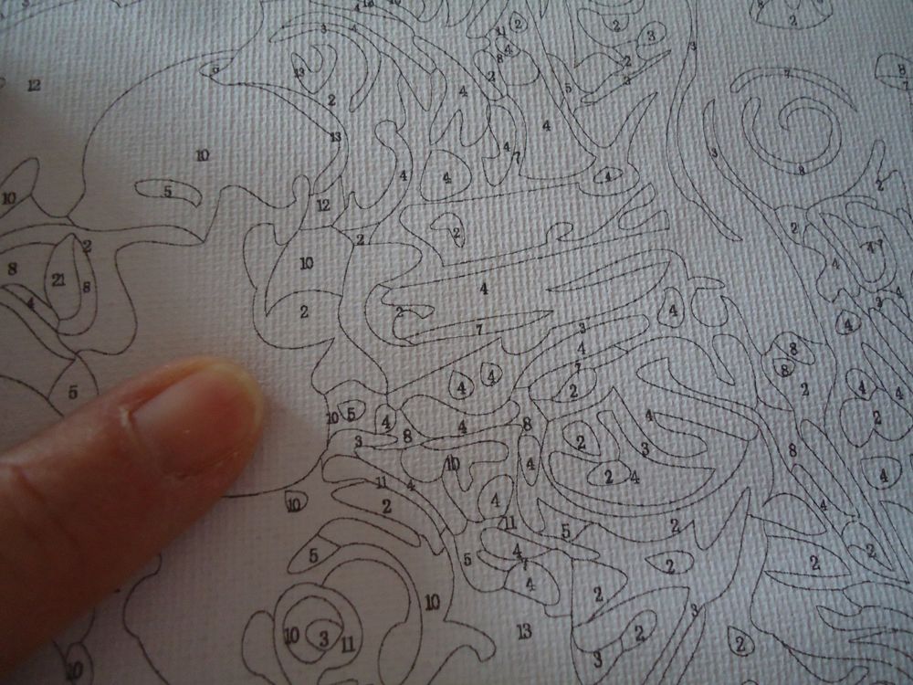 neu! Malen nach Zahlen, 40 x 50 cm, alles dabei + Rahmen | Kaufen auf Ricardo