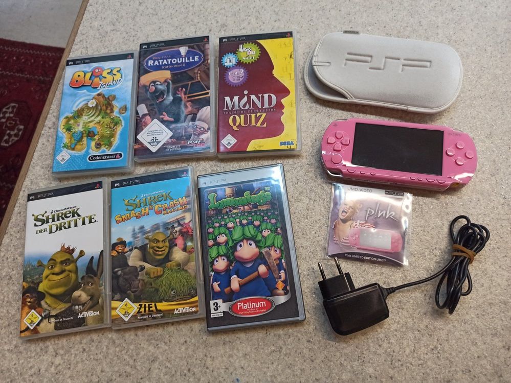 PSP Pink Limited Edition plus 6 Games | Kaufen auf Ricardo