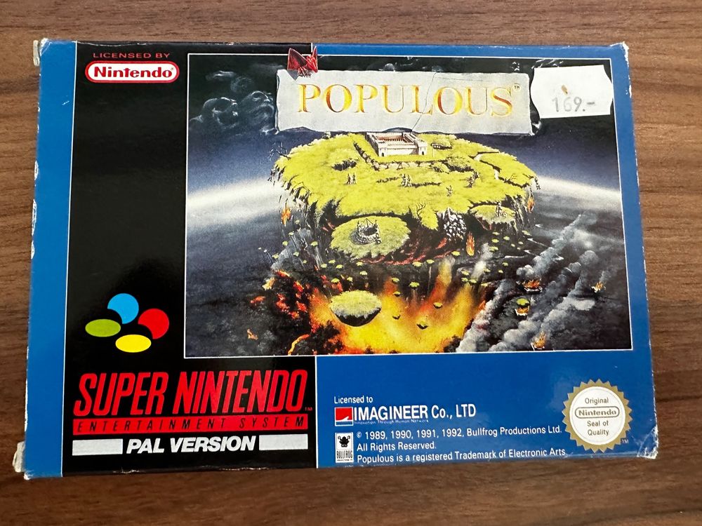 SNES: Populous mit OVP und Anleitung (Gebraucht) in Abtwil SG für CHF ...