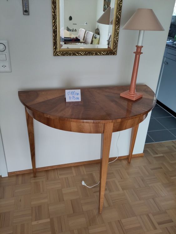 Demi Lune, halbrunder Tisch, antik (Gebraucht) in Zürich für CHF 110 ...