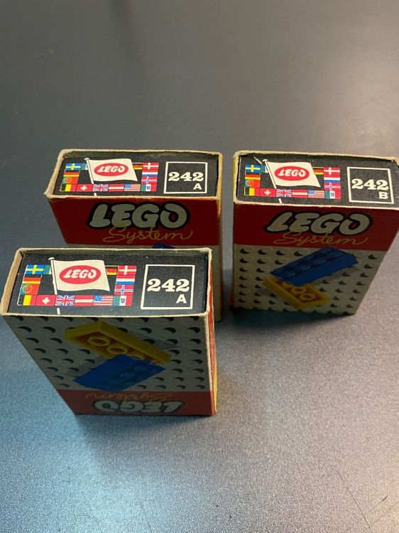 Lego Schachtel Nr.242 Staats Flaggen Fahnen sehr alt!!! | Kaufen auf Ricardo