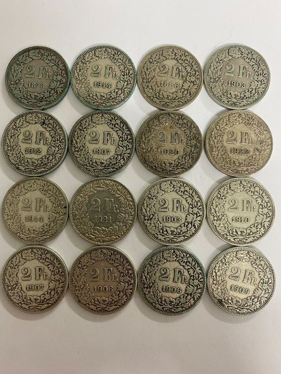 16 Stk 2.- über 100 Jahre Alt (7) (Gebraucht) in Ballwil für CHF 95 – mit Lieferung auf Ricardo ...