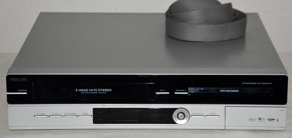 Combo DVD/ VHS Philips DVDR3510V USB AV in/ DV in | Kaufen auf Ricardo