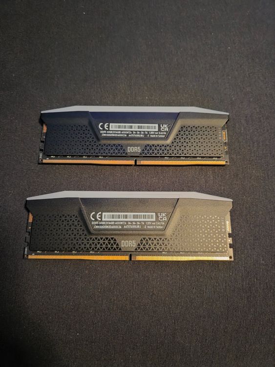 Corsair Vengeance RGB 2 x 16GB, 6000 MHz, DDR5-RAM (Neu (gemäss ...