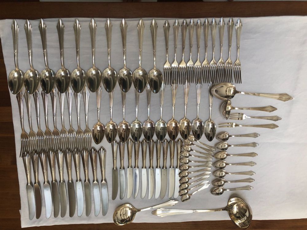 WMF Silberbesteck Fächermuster 90 | Kaufen auf Ricardo