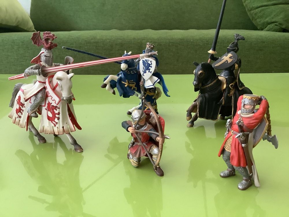 Schleich 3 Ritter mit Ross & Lanze | Kaufen auf Ricardo