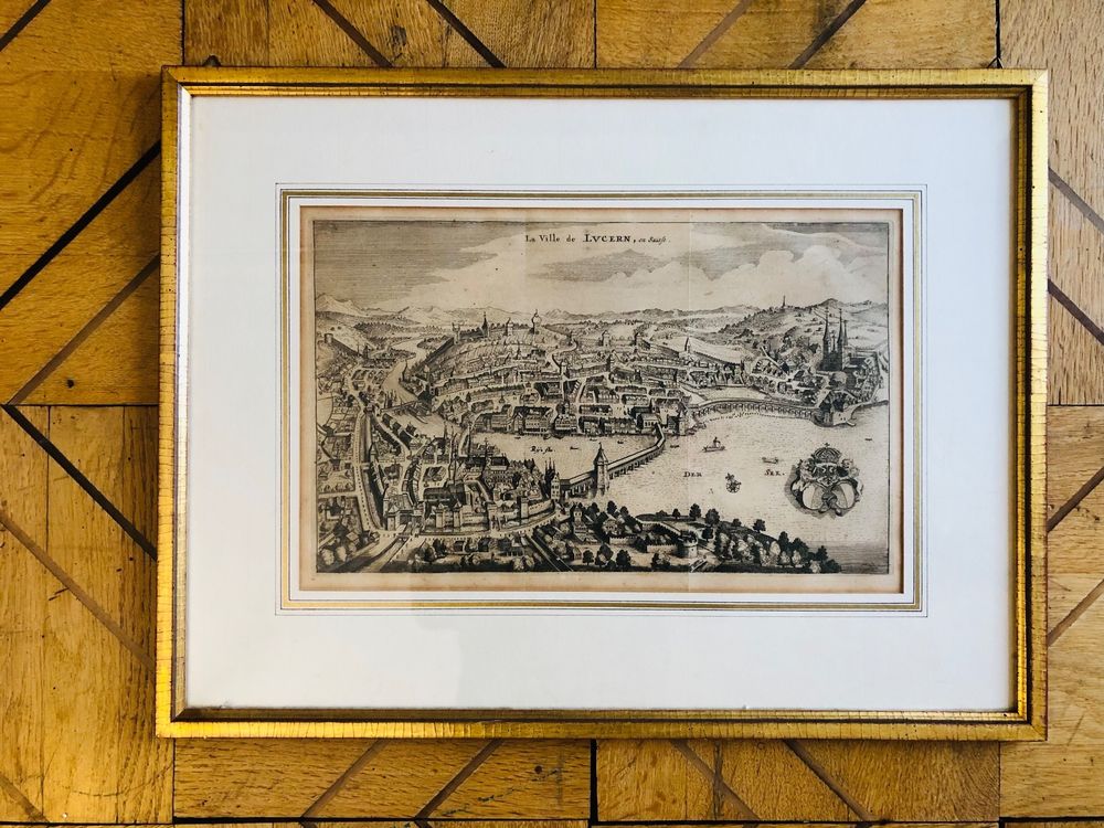 LUZERN Original Kupferstich von MERIAN 1799 | Kaufen auf Ricardo