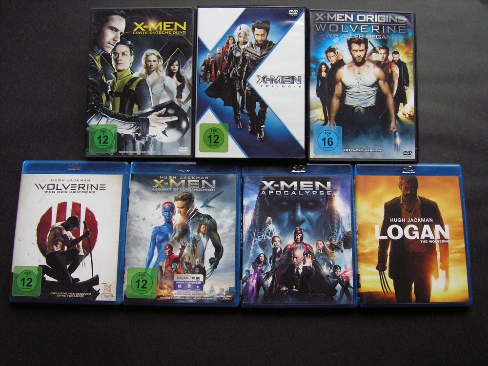X-MEN DVD- BLURAY COLLECTION (Marvel) | Kaufen auf Ricardo