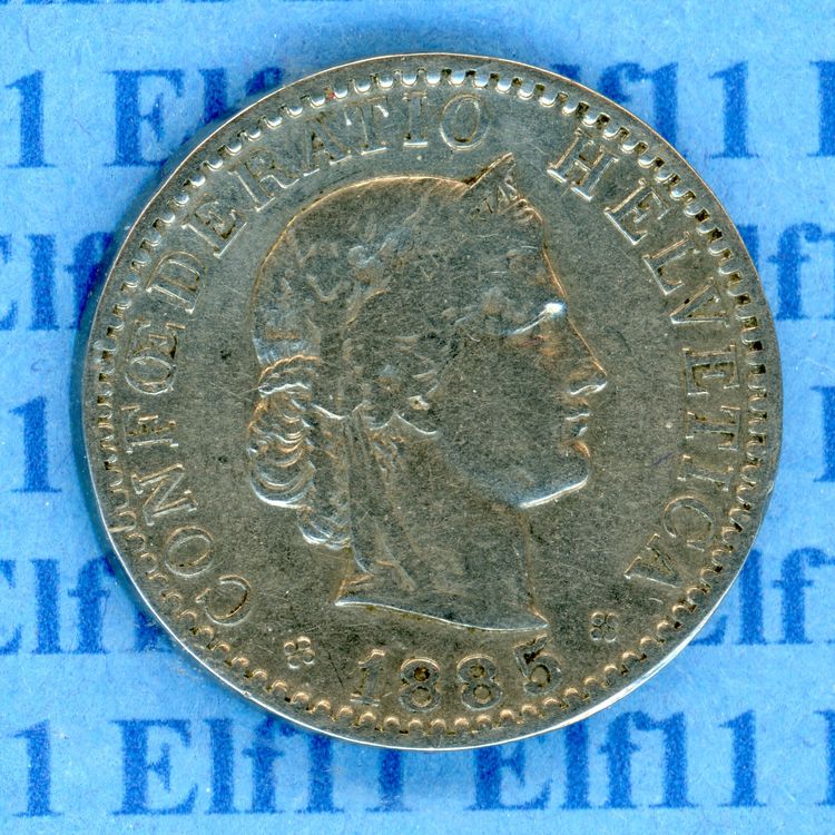 CHF___0.20 1885 s+ 20 Rappen (Gebraucht) in Widnau für CHF 2 – mit Lieferung auf Ricardo kaufen